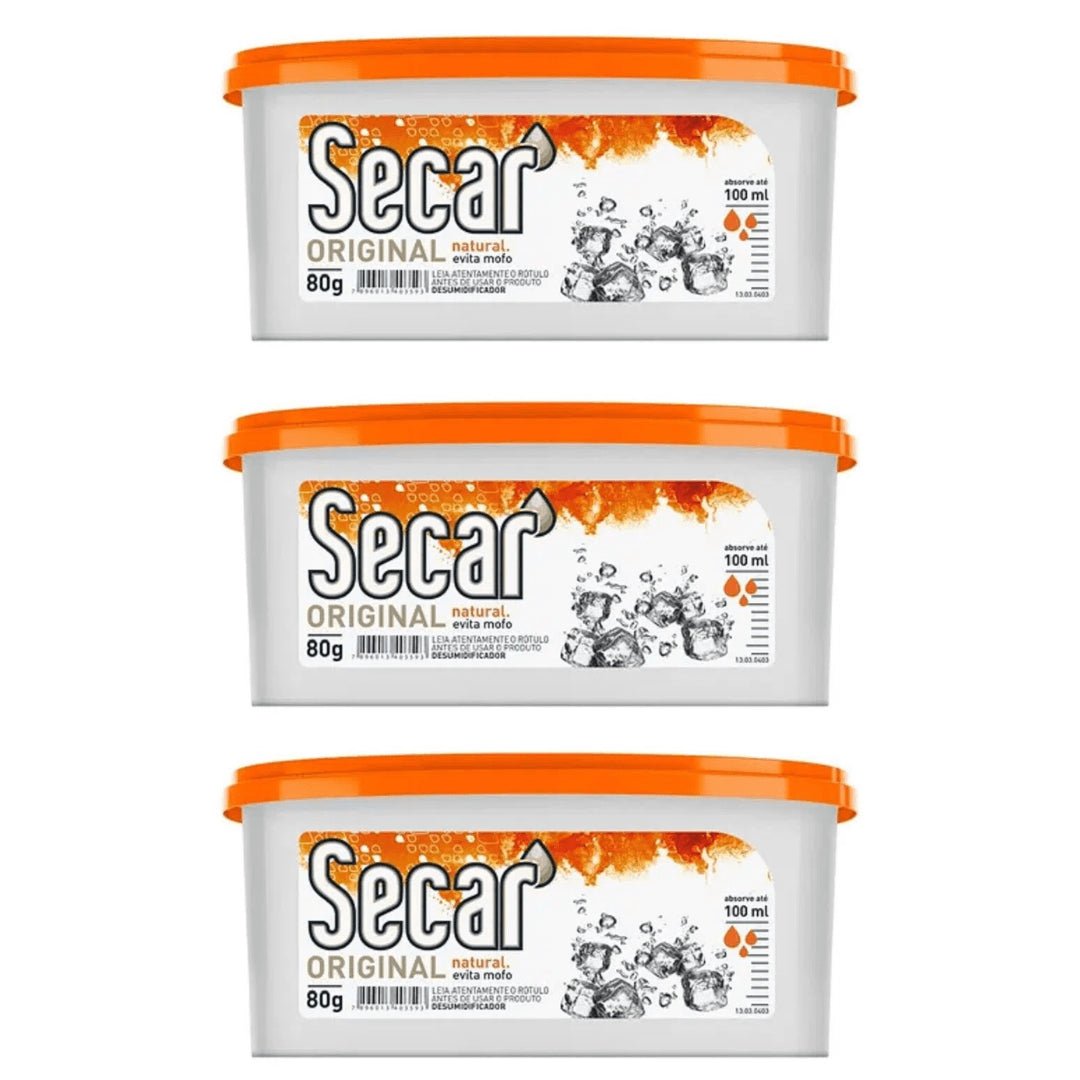 Kit de 3 Evita Mofo Natural Secar 80g | e.dona