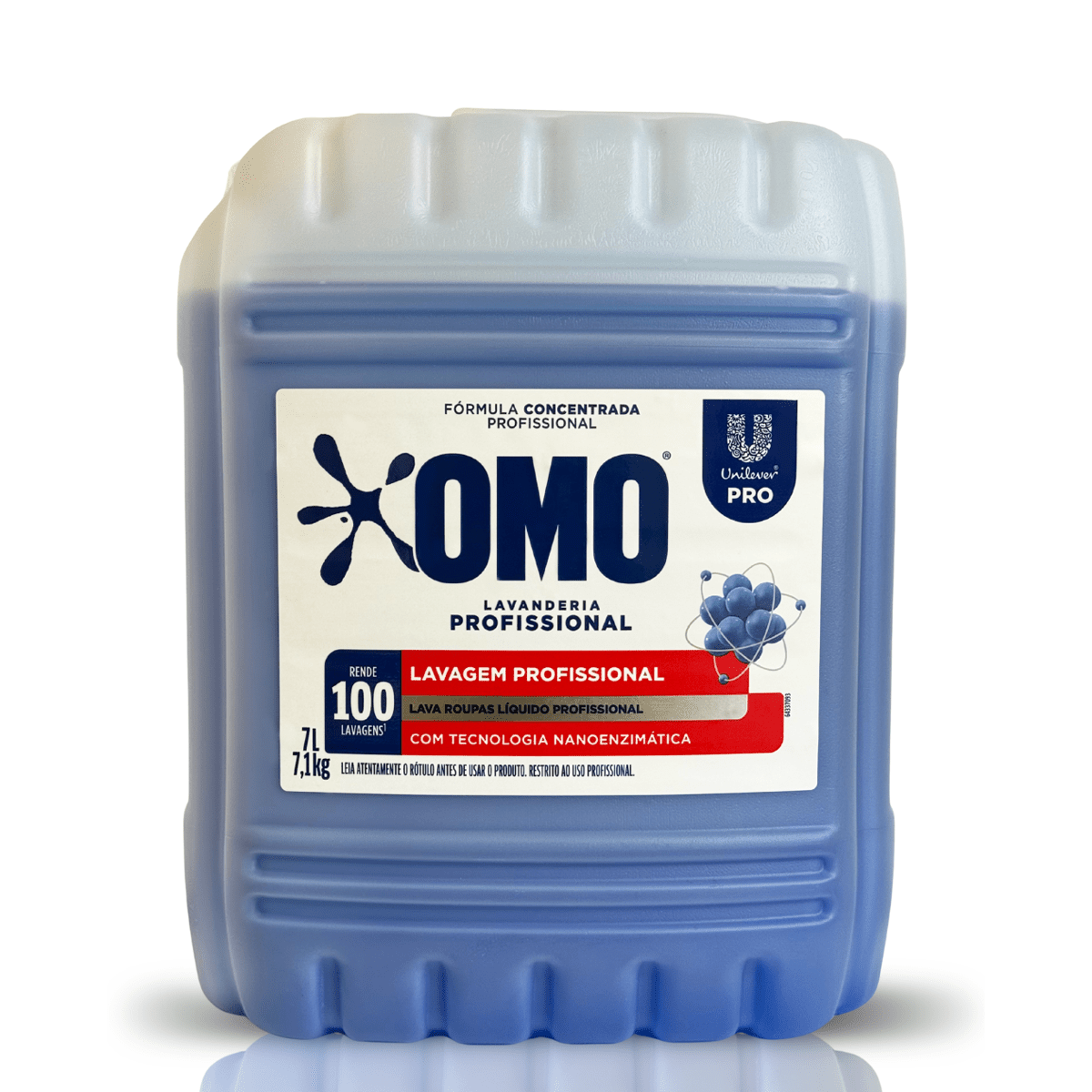 Sabão Líquido OMO Lavanderia Profissional 7 Litros | e.dona